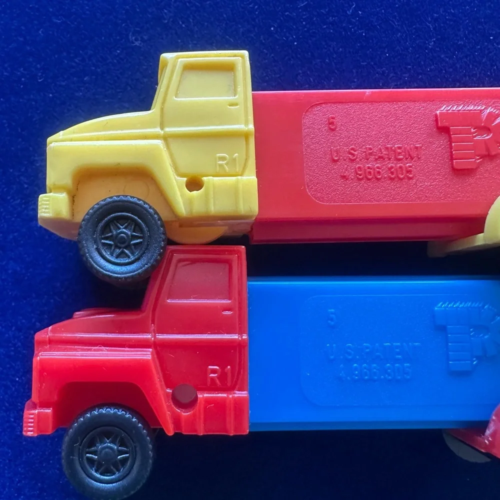 PEZ | Toys | Lot Of 4 Vintage Pez Semitruck Rigs 49 Patent Made In ...